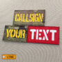 Custom Callsign Your Own Text Laser Patch《SHOP NOW》