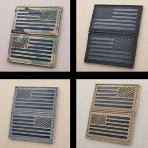 American Flag Patches (lasercut) made to Military Standards
