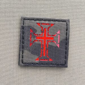 Order Christ Cross Templar Portugal Eroded Patch 【GET IT】