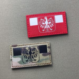 Polish Poland Flag Coat Arms Flaga Polski Laser Patch【GET IT】